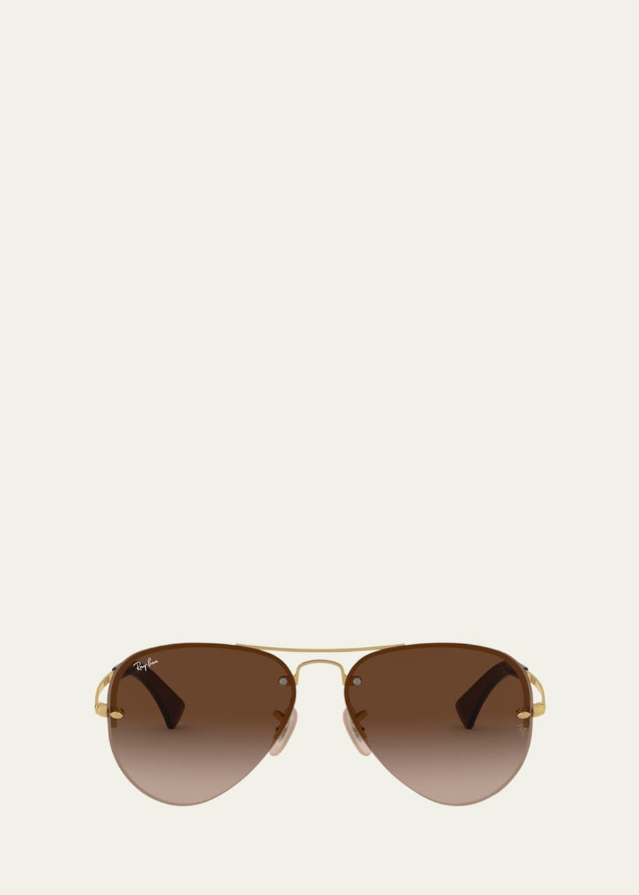 Ray-Ban Original Aviator Sunglasses, Golden - Bergdorf Goodman