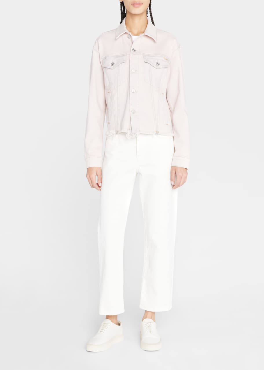 MOTHER The Cut Drifter Jean Jacket - Bergdorf Goodman