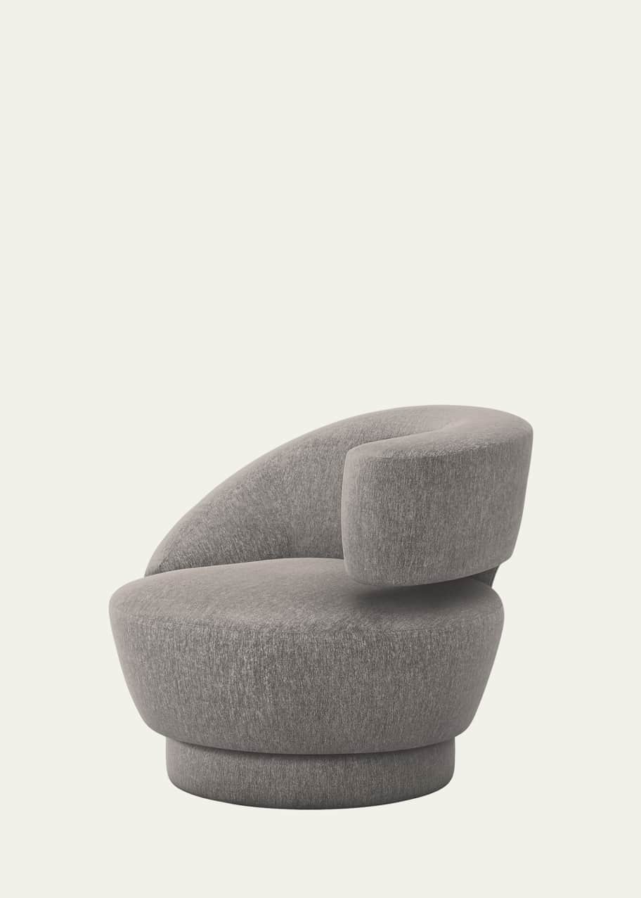 Interlude Home Arabella Right-Arm Swivel Chair - Bergdorf Goodman
