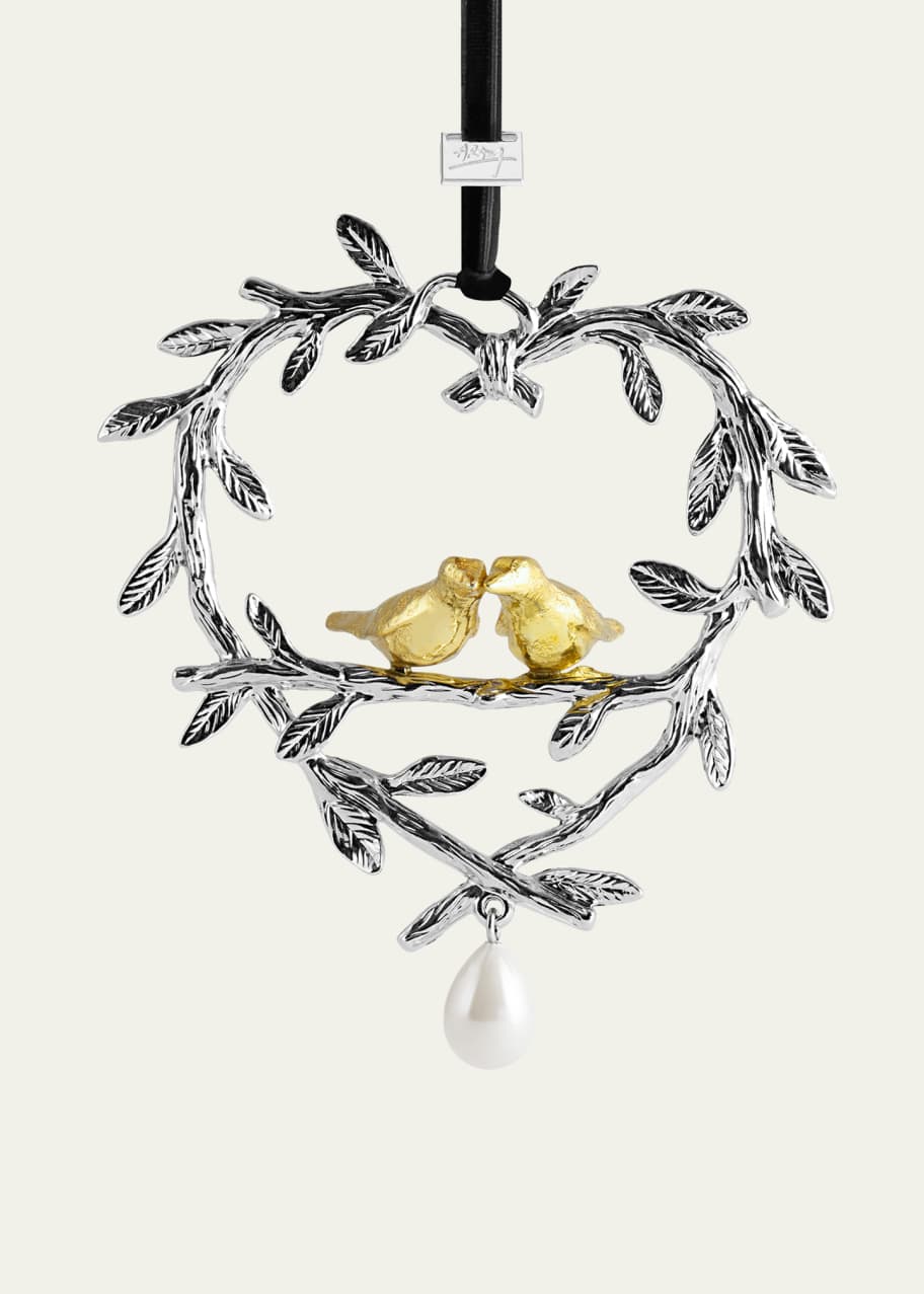 two turtle doves ornament