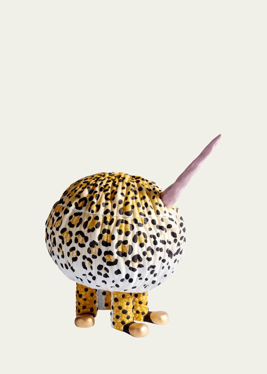 L'Objet Haas Yellow Leopard Vessel Limited Edition of 15 - Bergdorf Goodman