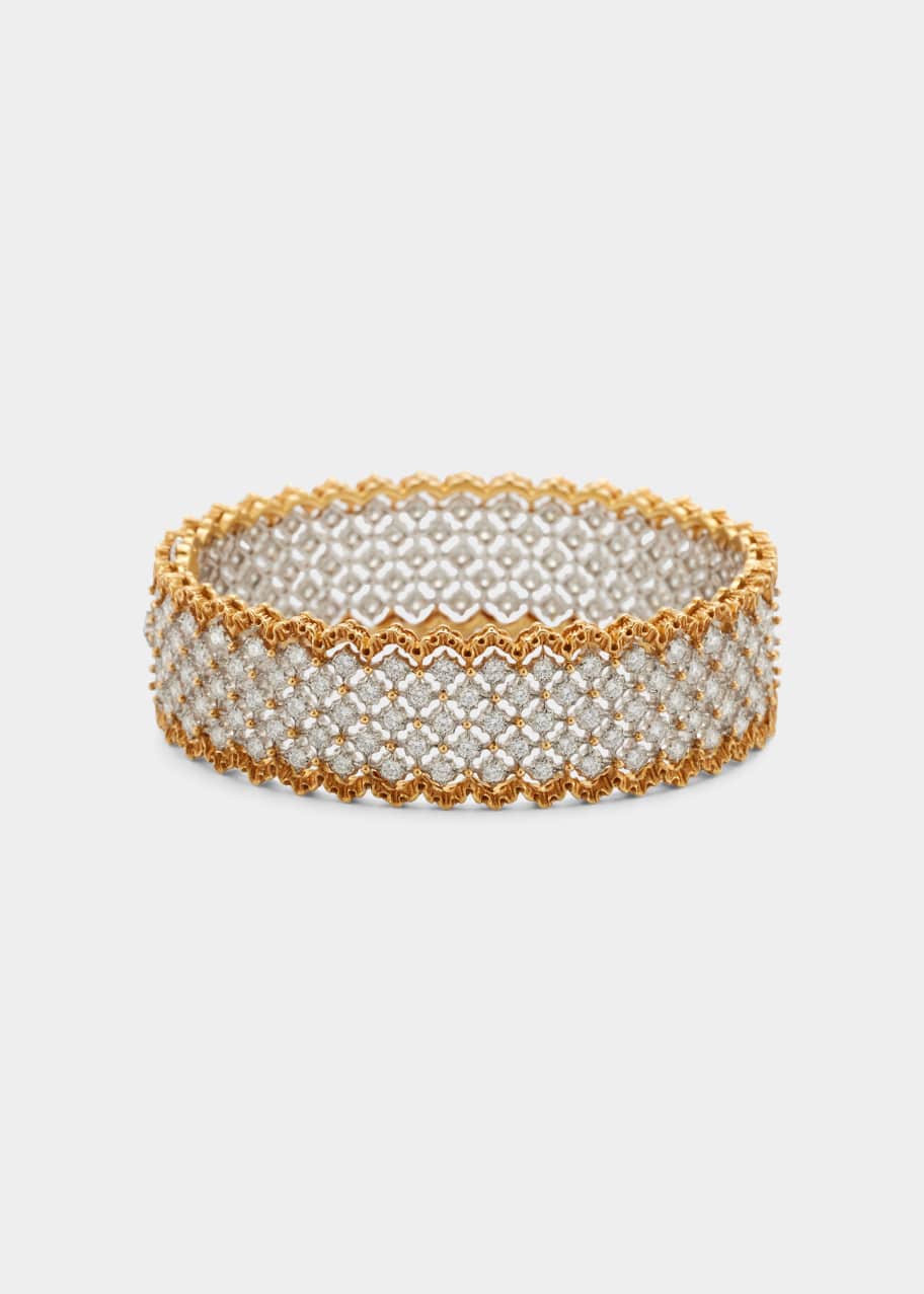 Buccellati Rombi White/Yellow Diamond Bracelet 4.85 TCW - Bergdorf Goodman