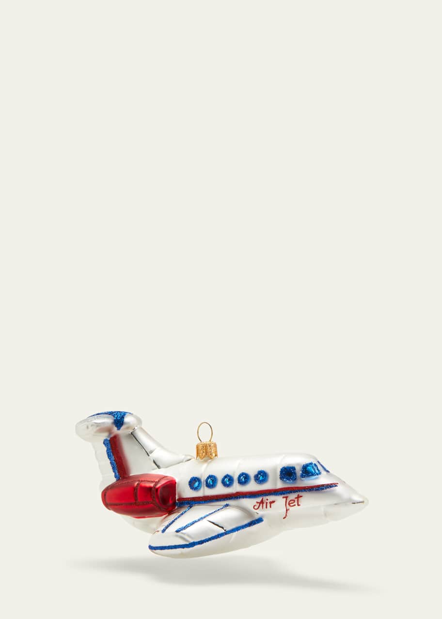Bergdorf Goodman Jet Plane Christmas Ornament - Bergdorf Goodman