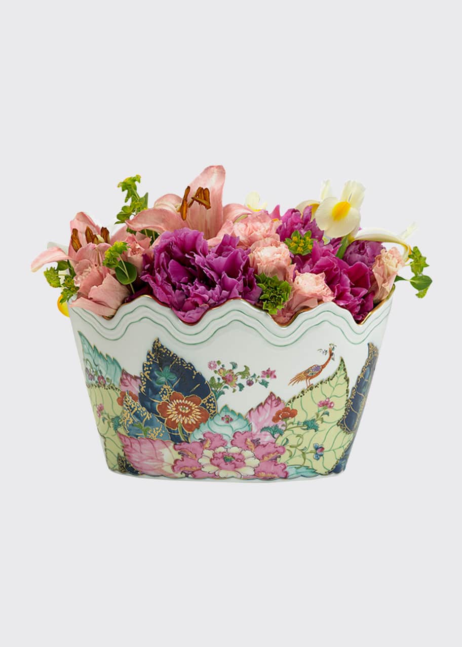 Mottahedeh Tobacco Leaf Monteith Cachepot - Bergdorf Goodman