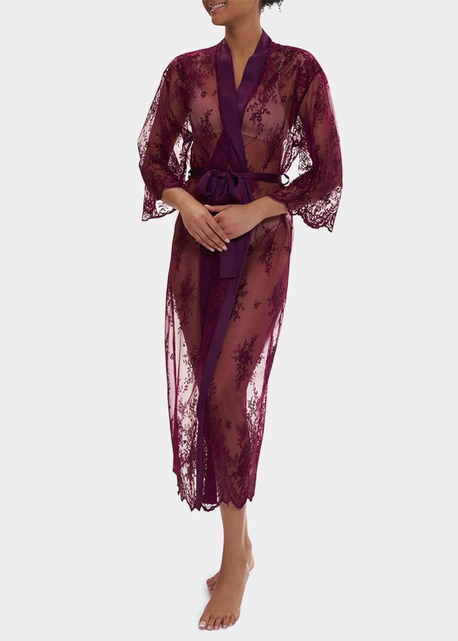 Rya Collection Darling Lace Robe - Bergdorf Goodman