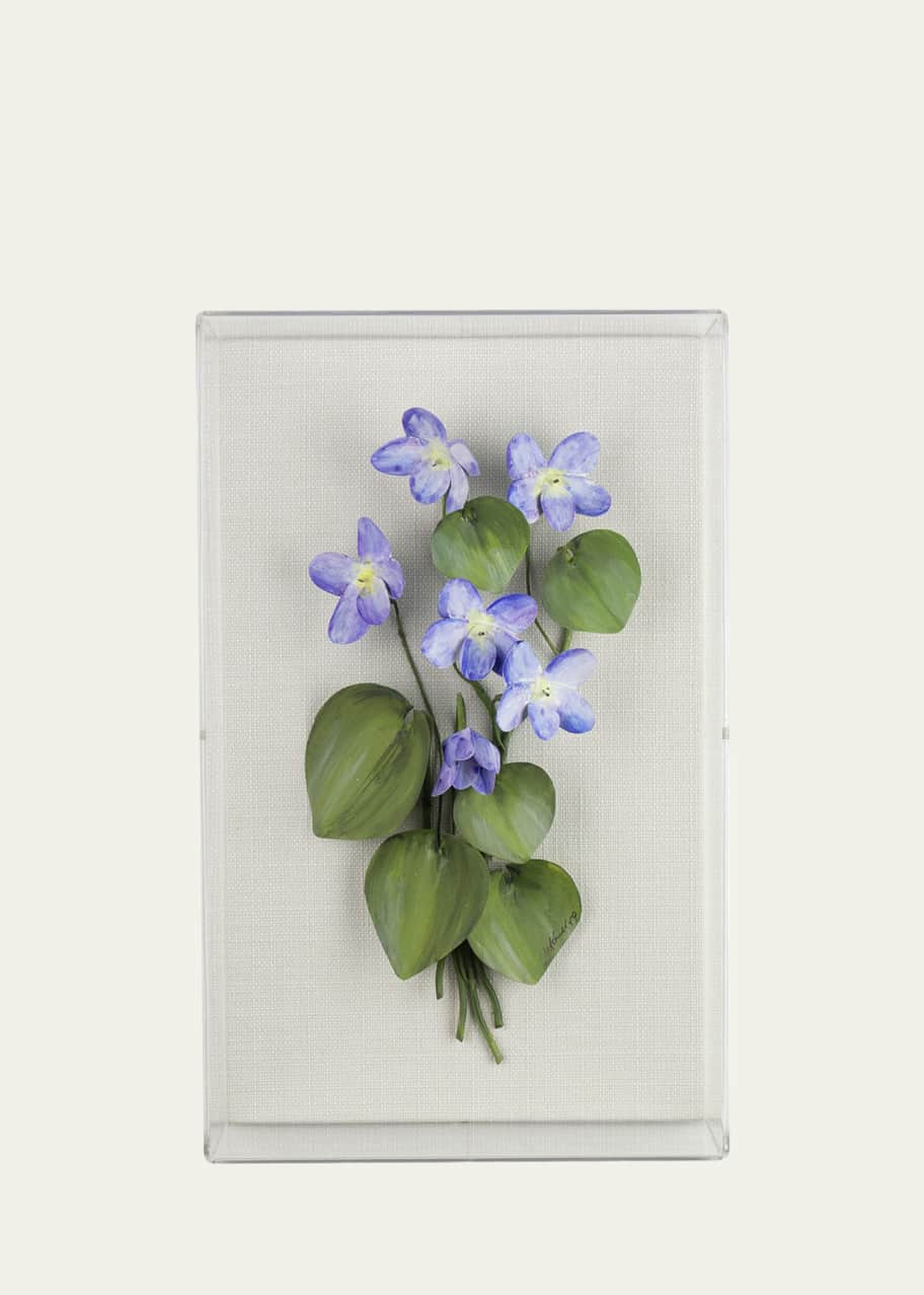 Tommy Mitchell Violet February Birth Flower Wall Art - Bergdorf Goodman