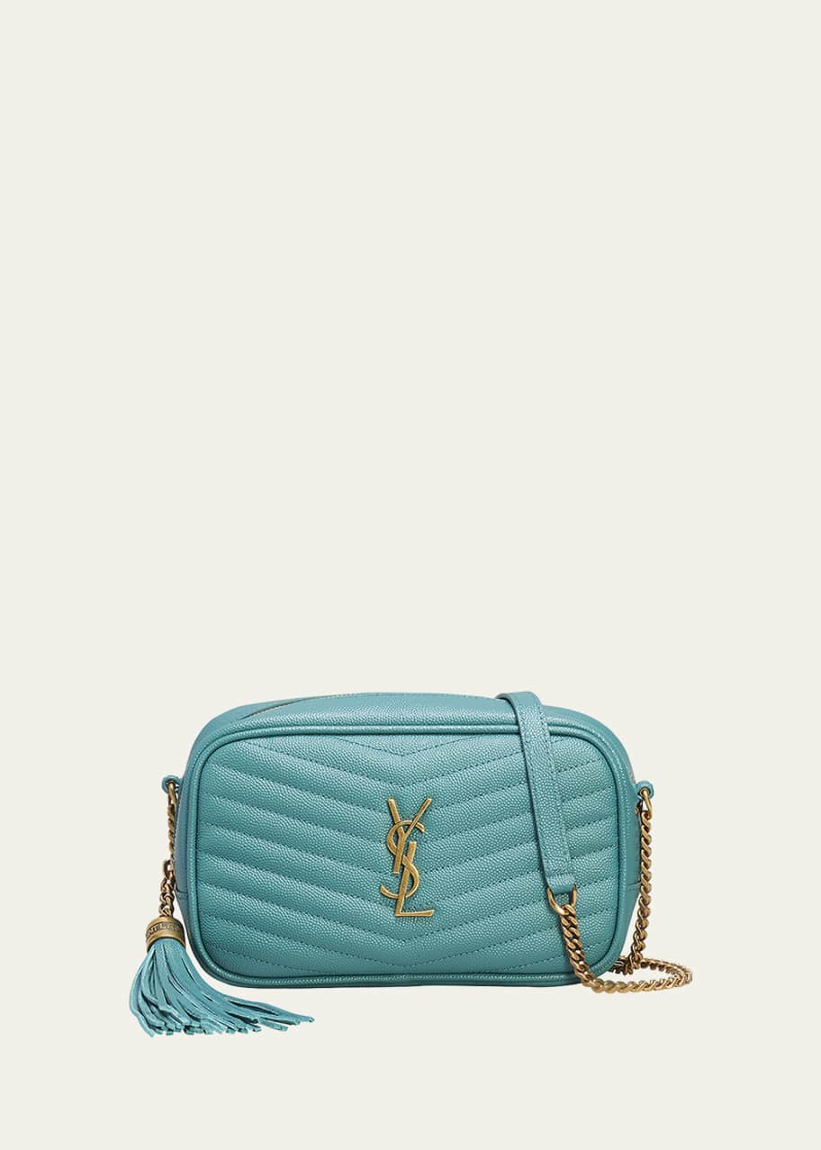 Saint Laurent Lou Mini Monogram YSL Quilt Calf Camera Bag - Bergdorf ...