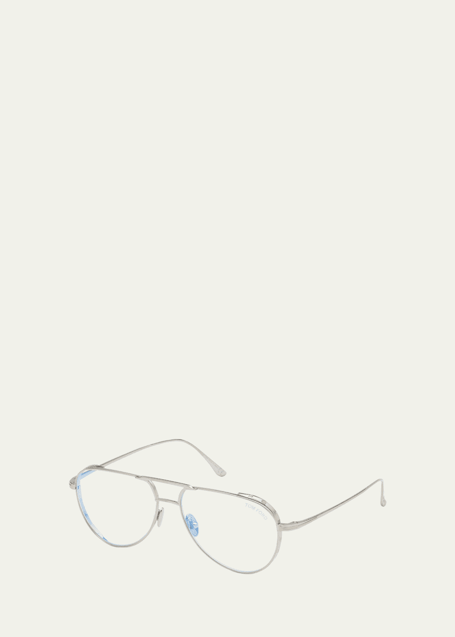 TOM FORD Titanium Aviator Optical Frames - Bergdorf Goodman