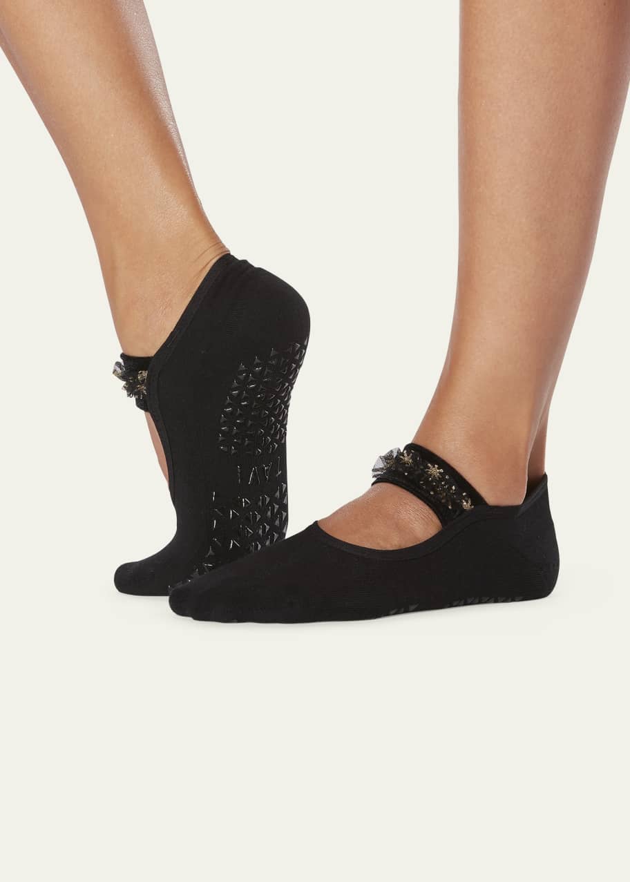 Tavi Noir Lola Morocco Grip Socks - Bergdorf Goodman