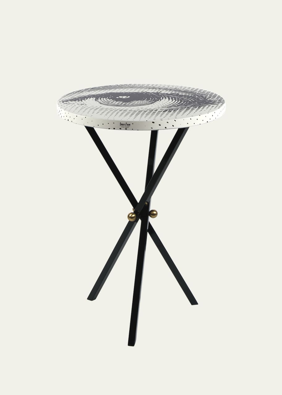 Fornasetti Occhio Tripod Table - Bergdorf Goodman