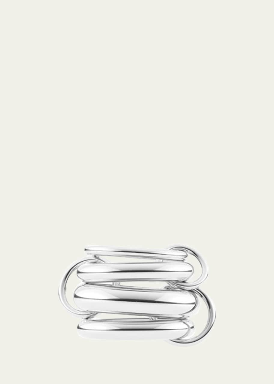 Spinelli Kilcollin Aquarius Petite Sterling Silver 4-Linked Ring ...