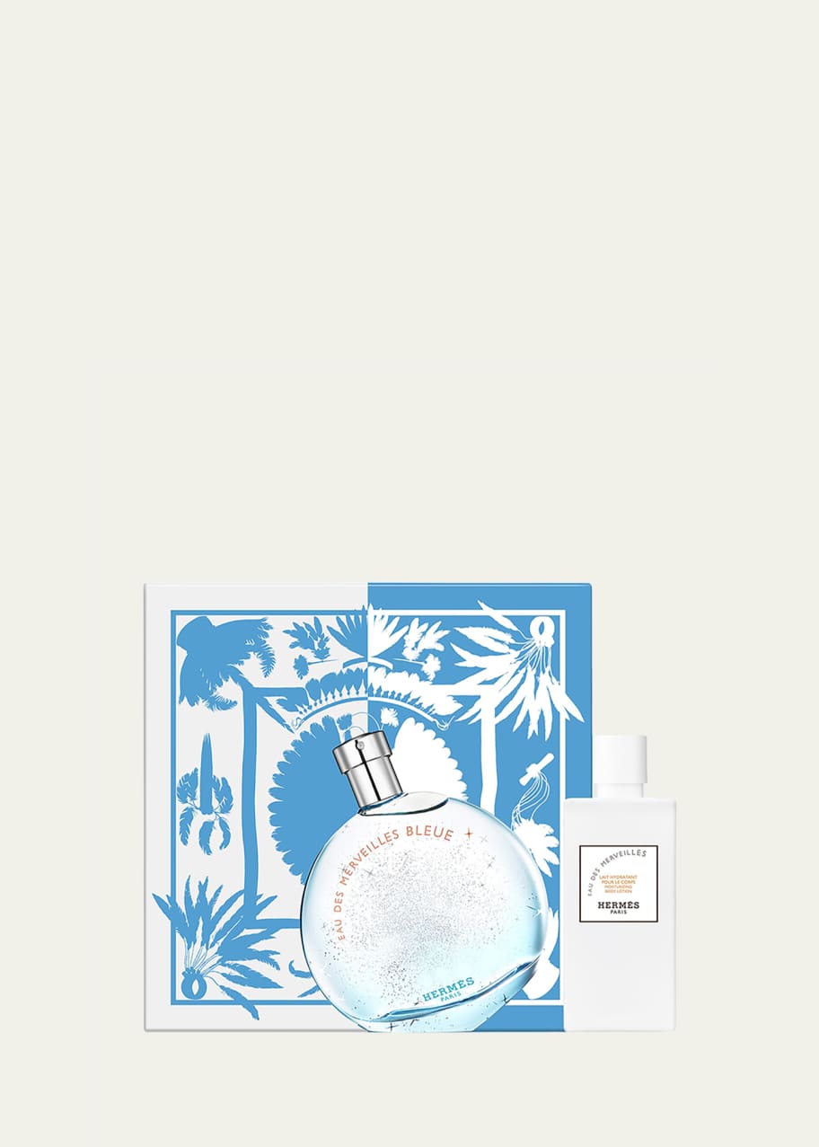 Hermes Eau des Merveilles Bleue Eau de Toilette Gift Set - Bergdorf Goodman