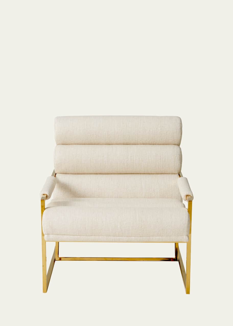 Jonathan Adler Channeled Goldfinger Lounge Chair - Bergdorf Goodman