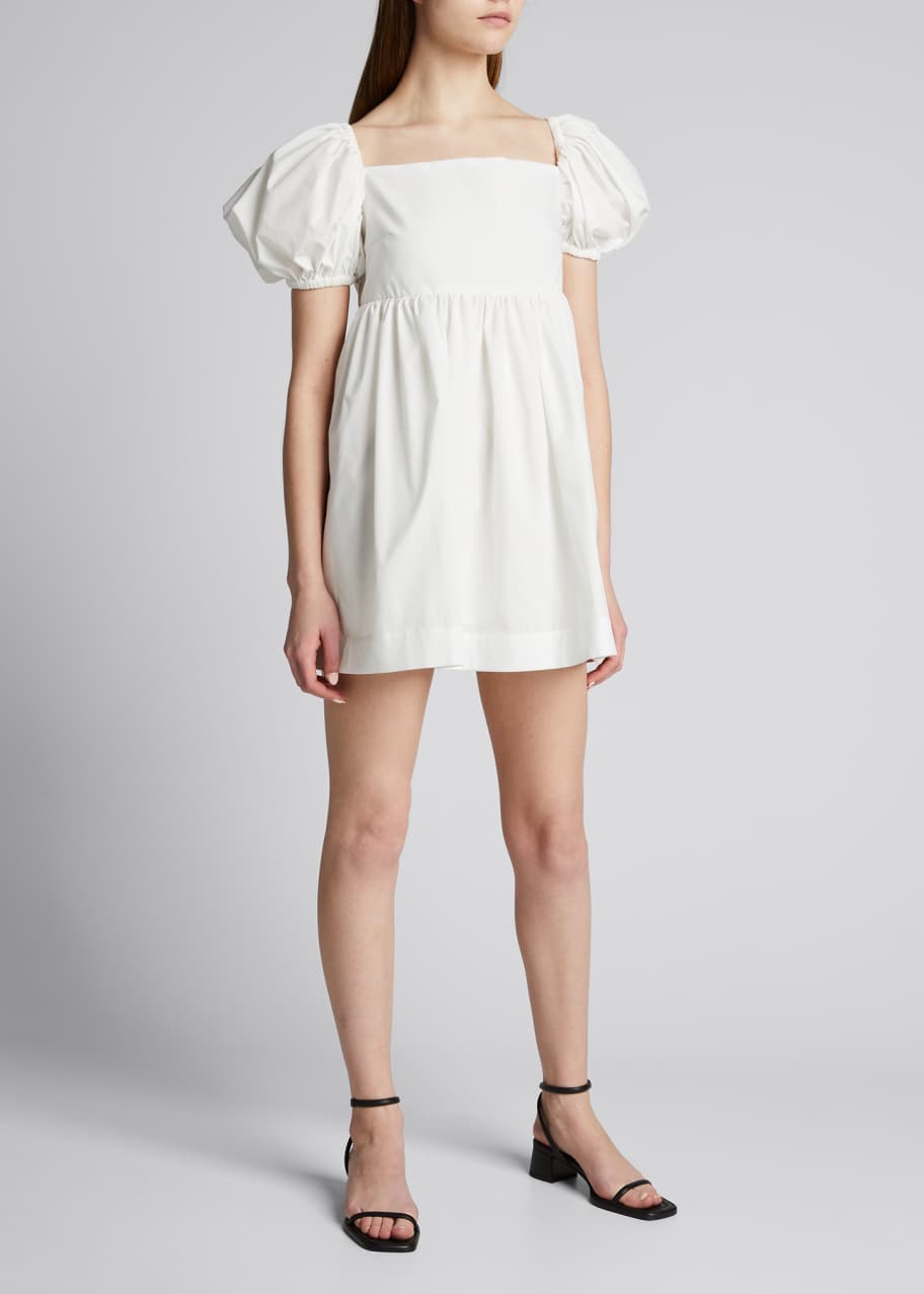 Azeeza Kam Puff-Sleeve Mini Dress - Bergdorf Goodman
