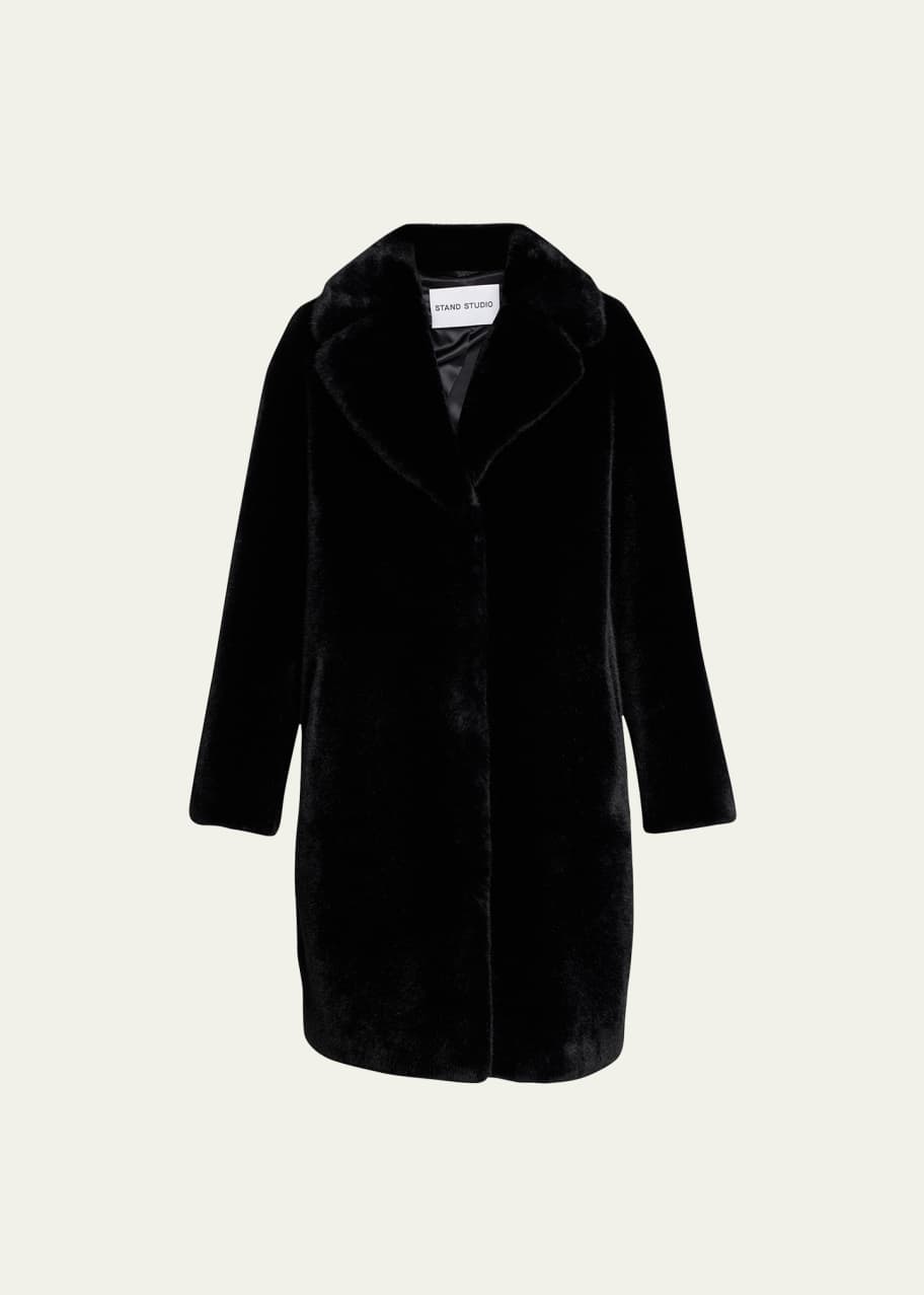 Stand Studio Camille Faux-Fur Cocoon Coat - Bergdorf Goodman