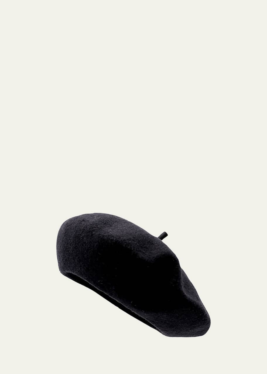 Lola Hats Cigarette Wool-Blend Beret Hat - Bergdorf Goodman