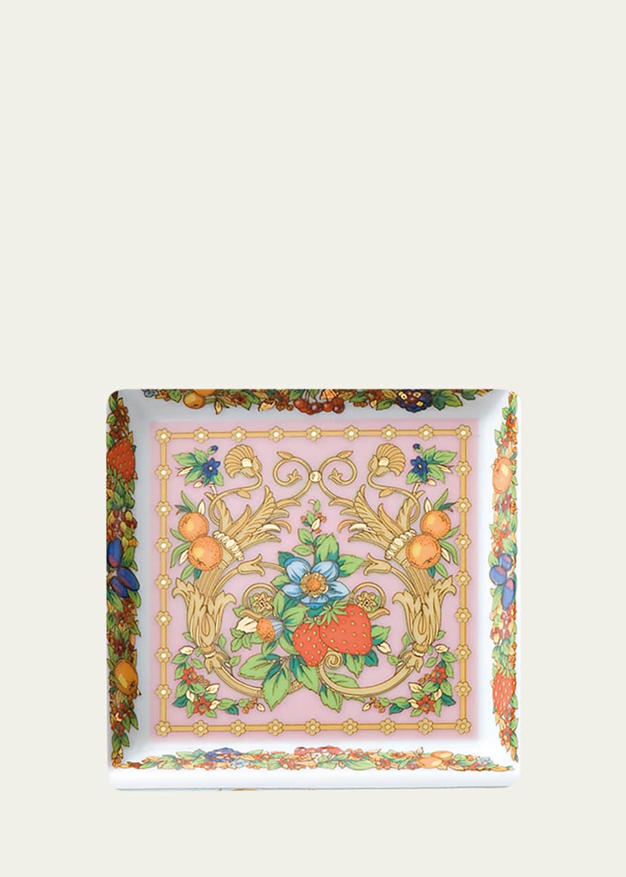 Versace Butterfly Garden 5.5" Tray - Bergdorf Goodman