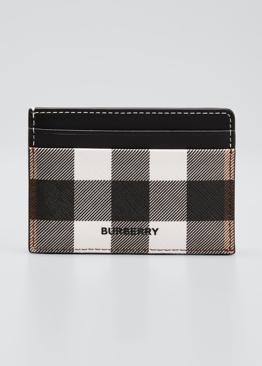 Burberry Men's Check Card Case - Bergdorf Goodman