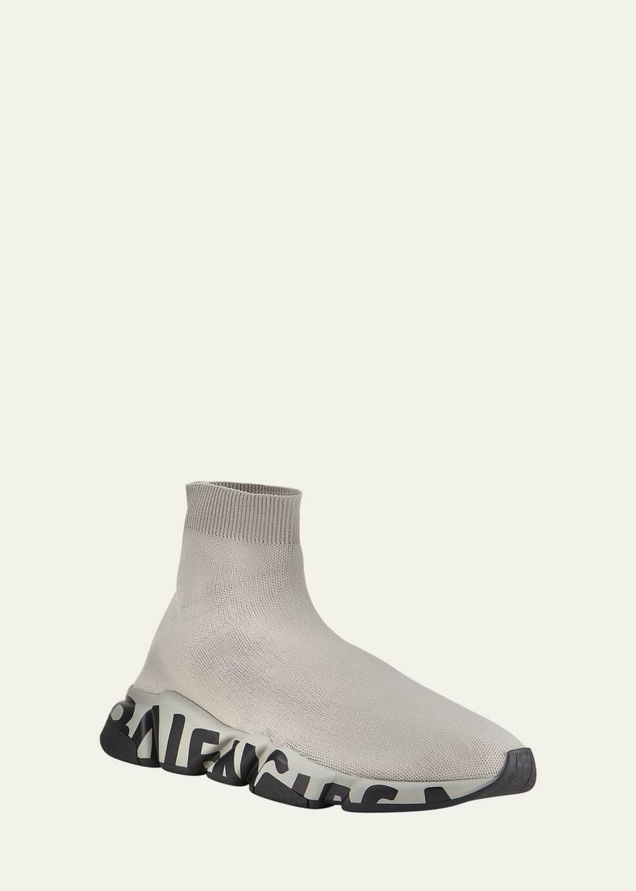 Balenciaga Men's Speed Graffiti Sneakers - Bergdorf Goodman