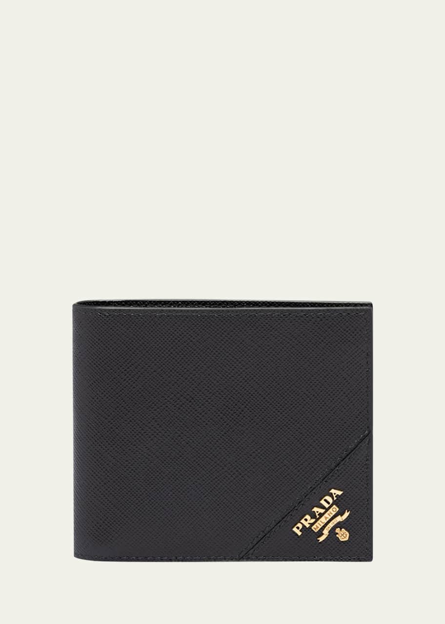Prada Men's Saffiano Leather Bi-Fold Wallet - Bergdorf Goodman