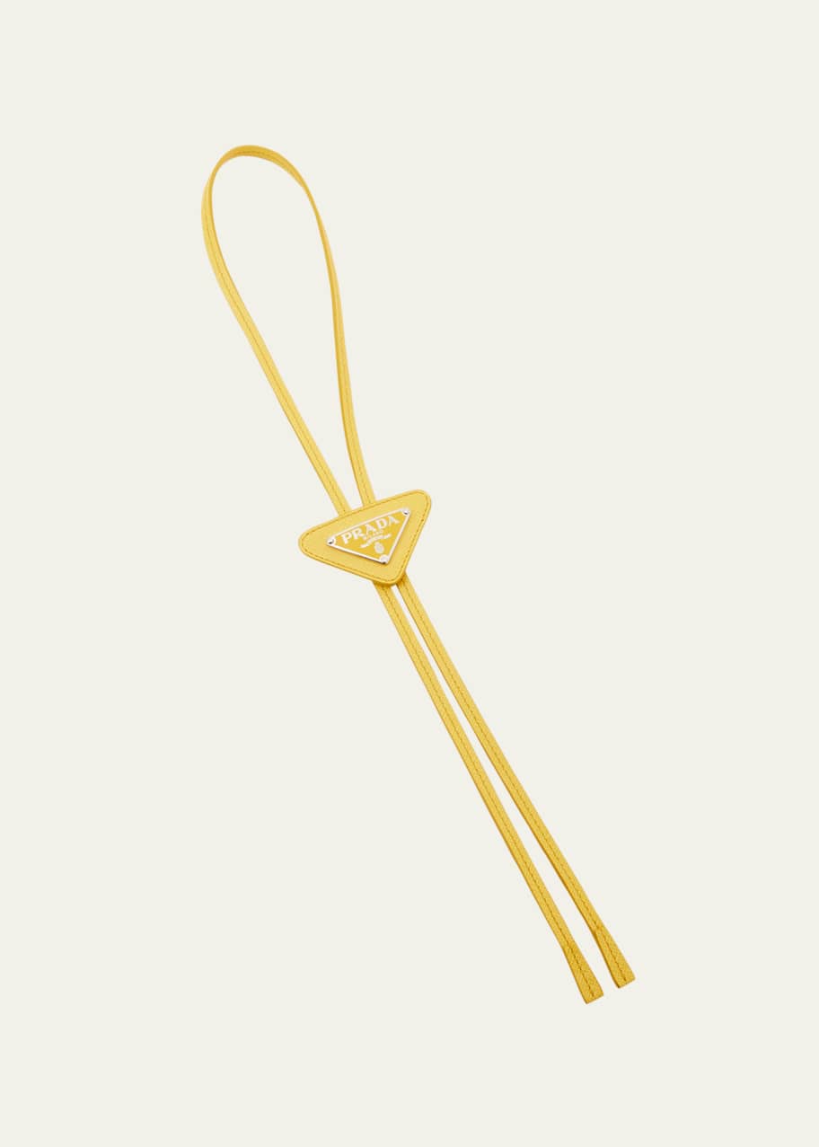 Prada Men's Saffiano Bolo Tie - Bergdorf Goodman