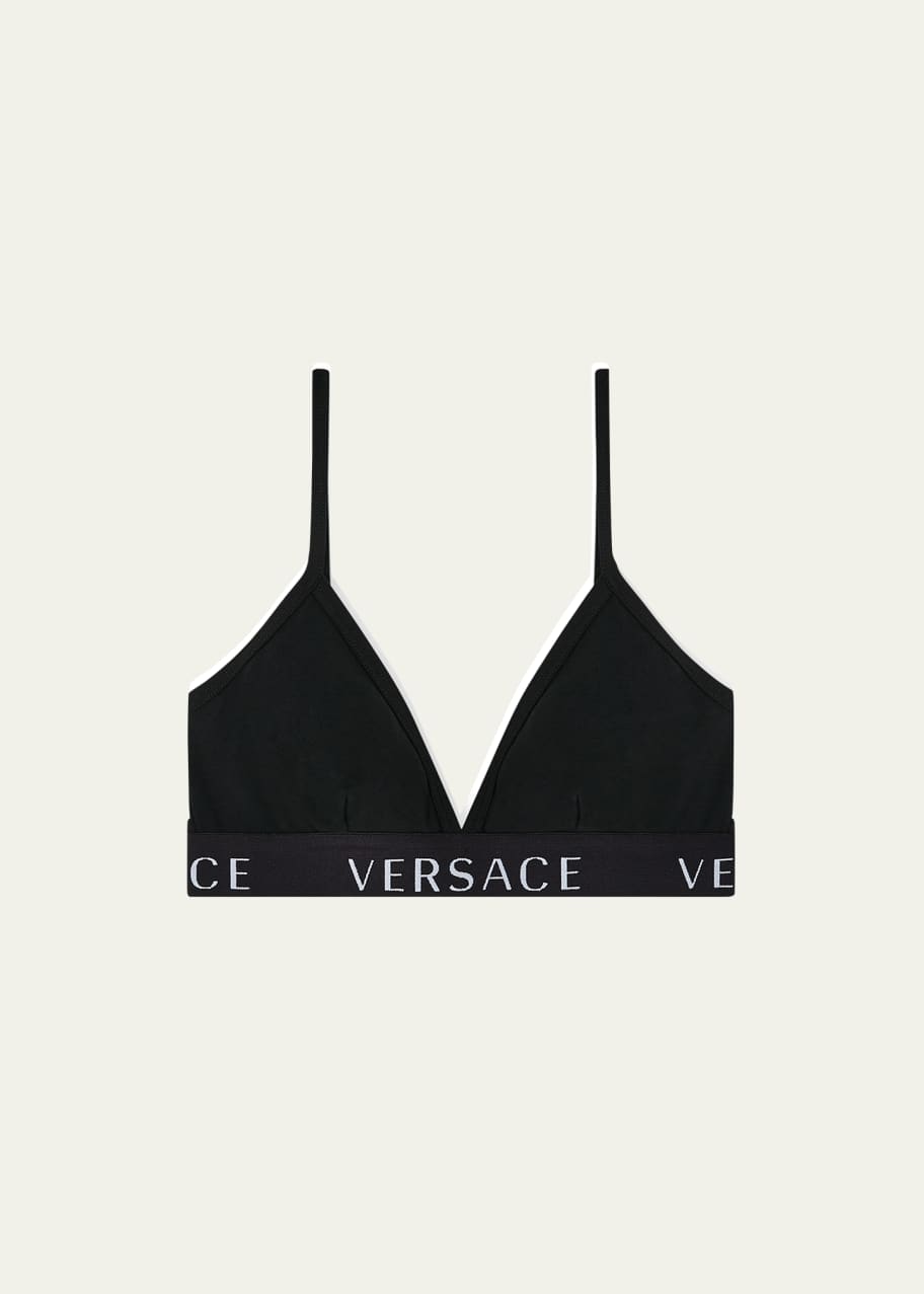 Versace Logo Bralette - Bergdorf Goodman