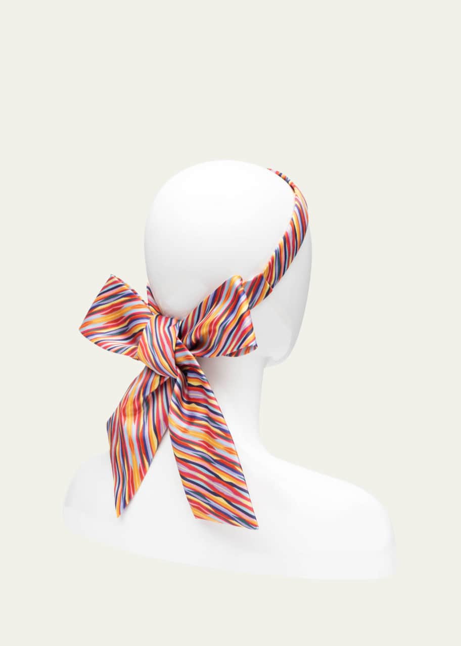 Eugenia Kim Tamara Striped Scarf Headband - Bergdorf Goodman