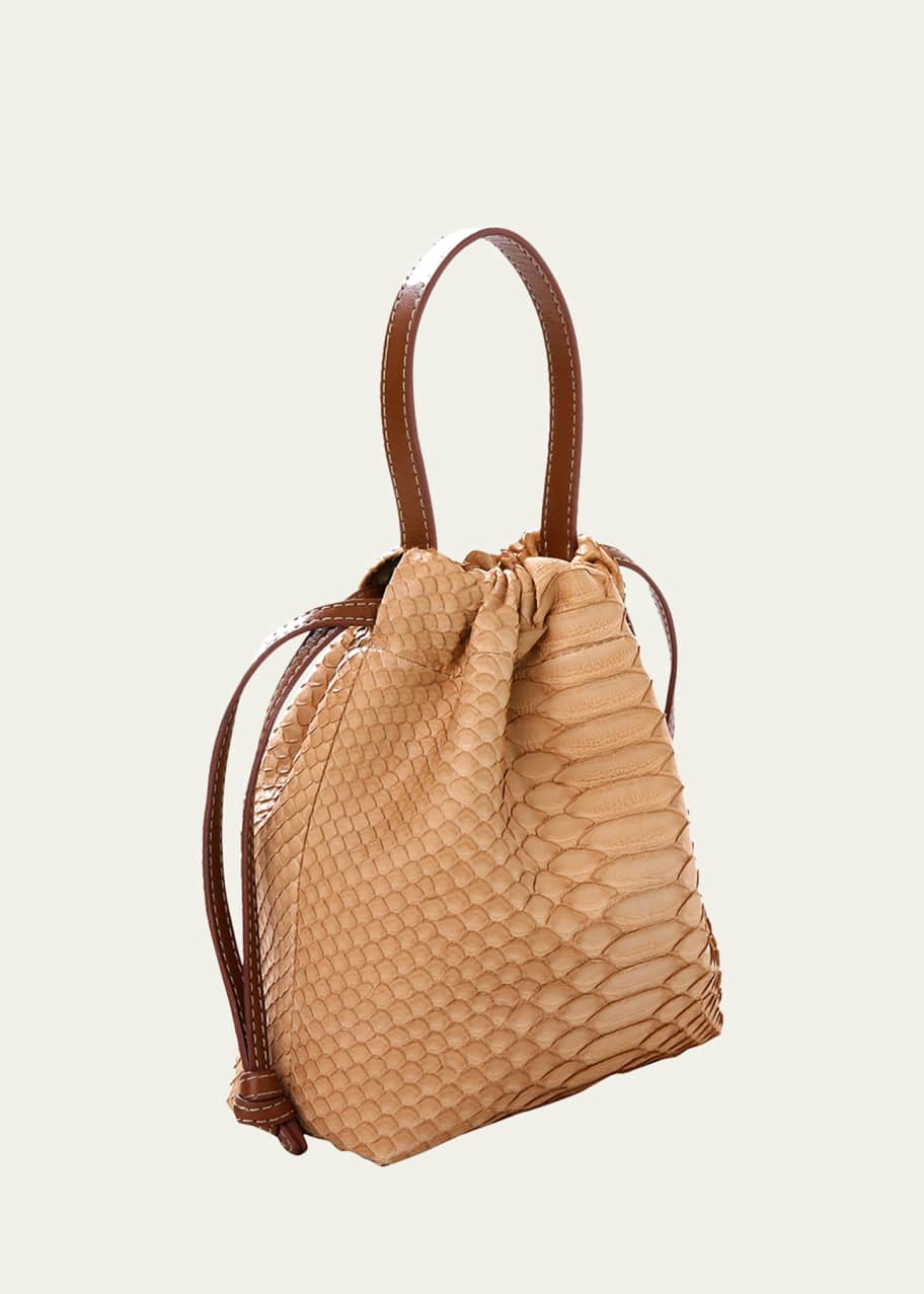 ADRIANA CASTRO La Rossy Mini Python Bucket Bag - Bergdorf Goodman