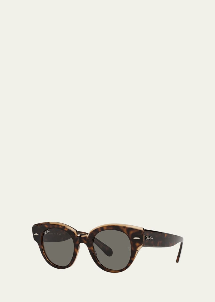 Ray-Ban Irregular Round Acetate Sunglasses - Bergdorf Goodman