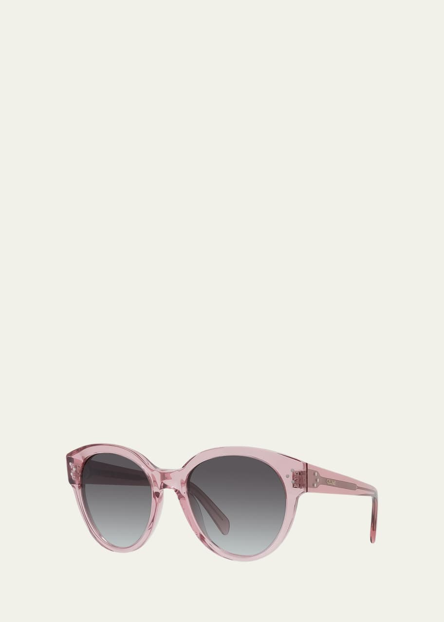 Celine Round Gradient Acetate Sunglasses - Bergdorf Goodman