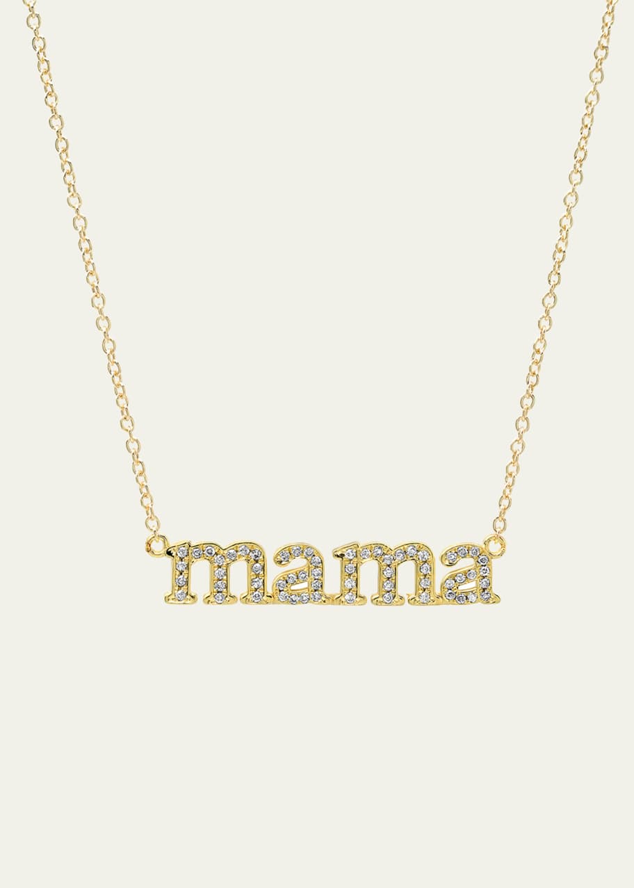 Jennifer Meyer 18k Diamond Mama Necklace - Bergdorf Goodman