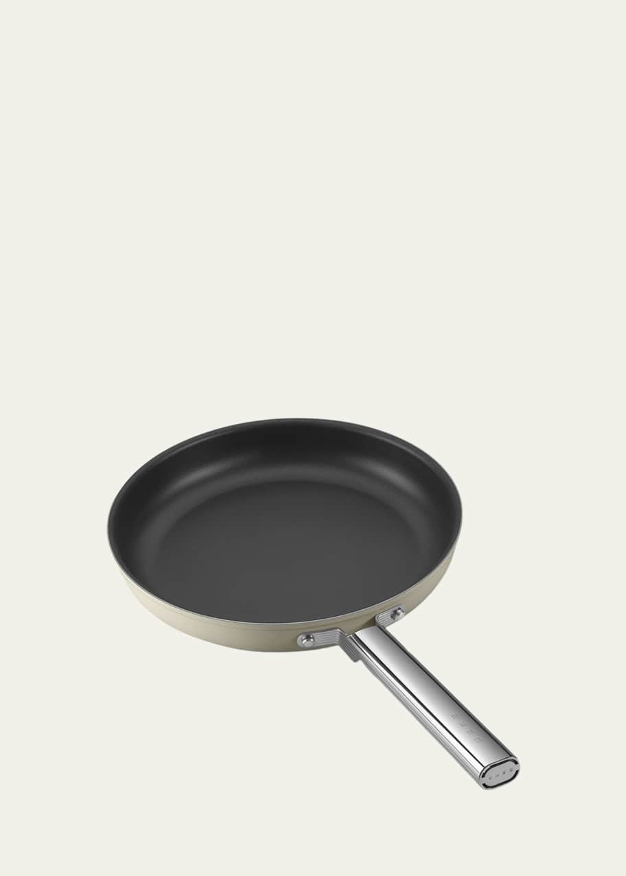 Smeg 12" Nonstick Frying Pan, Cream - Bergdorf Goodman