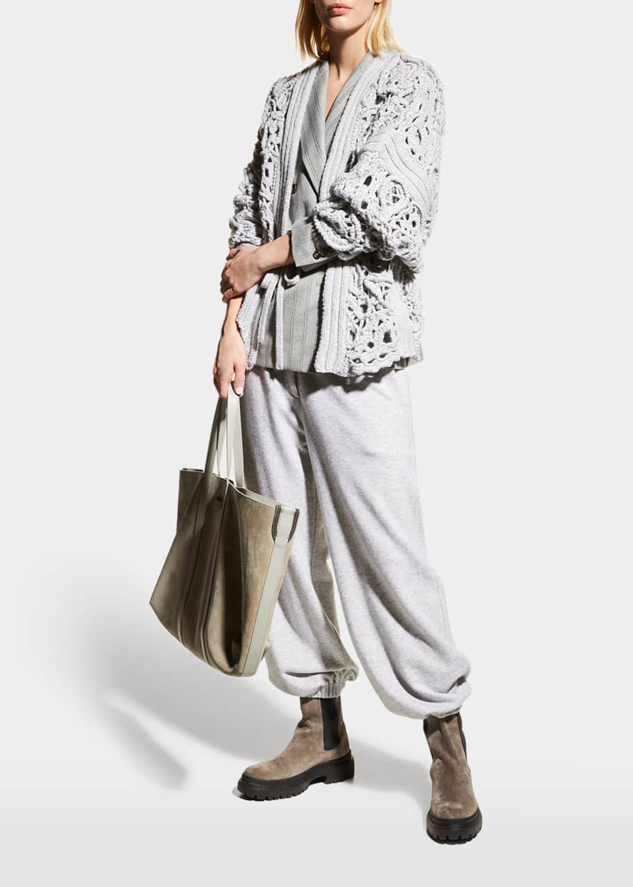 Brunello Cucinelli Paisley Opera-Knit Cashmere Cardigan - Bergdorf Goodman