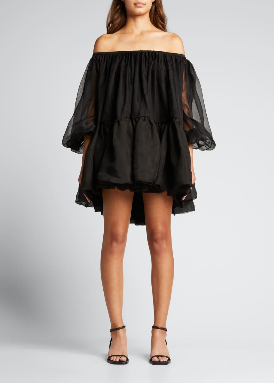 Azeeza Ellie Off-Shoulder Mini Dress - Bergdorf Goodman