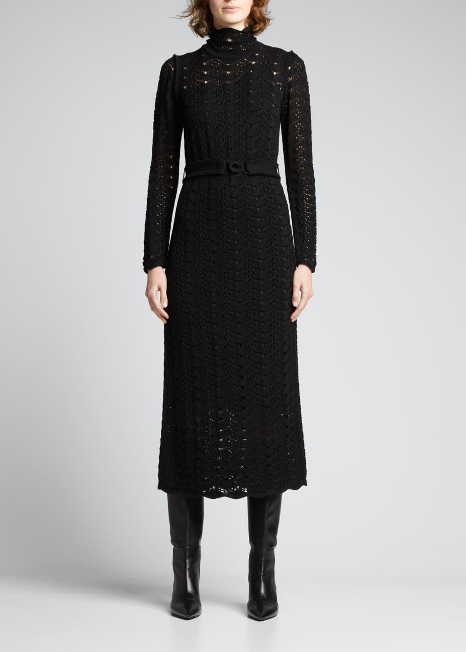 Zimmermann Concert Long-Sleeve Midi Dress - Bergdorf Goodman
