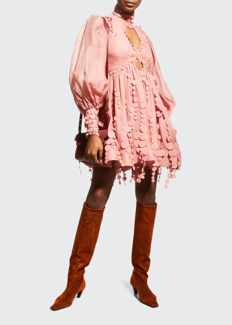 Zimmermann Concert Disc Mini Cocktail Dress - Bergdorf Goodman