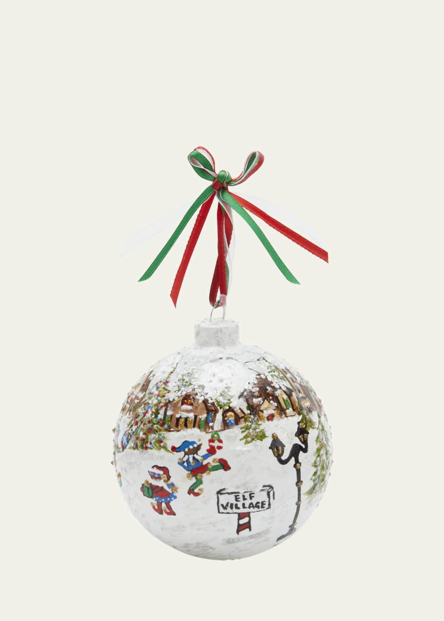 Nancy George-Michalson Elf Village Christmas Ornament - Bergdorf Goodman