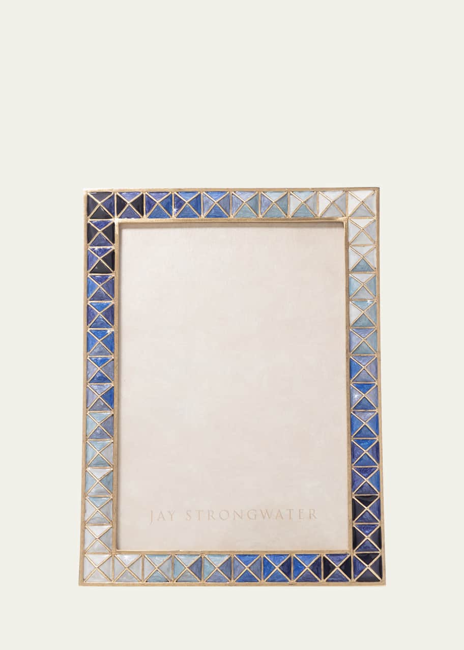 Jay Strongwater Pyramid Frame, 5" x 7" - Bergdorf Goodman