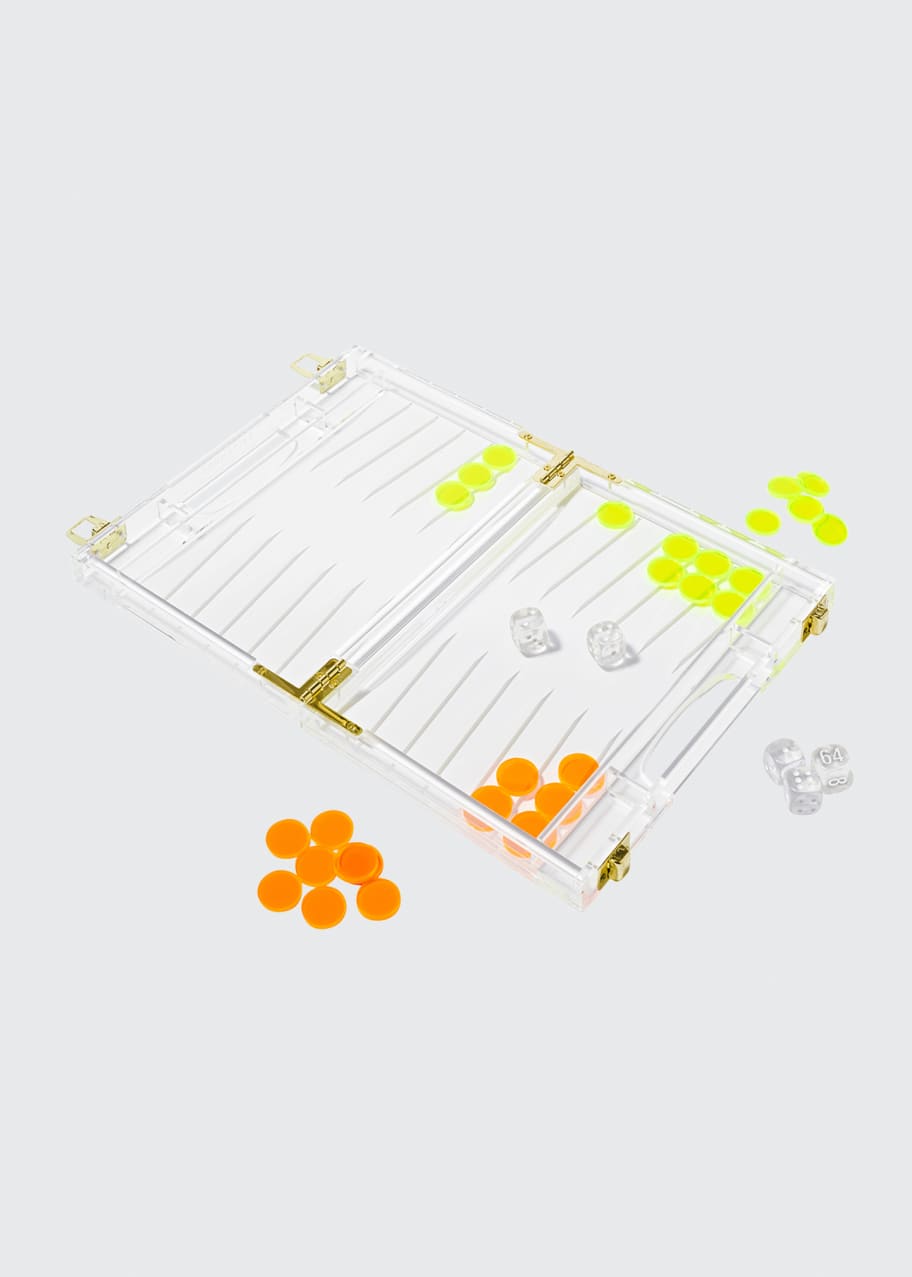 SUNNYLiFE Mini Backgammon Travel Game - Bergdorf Goodman