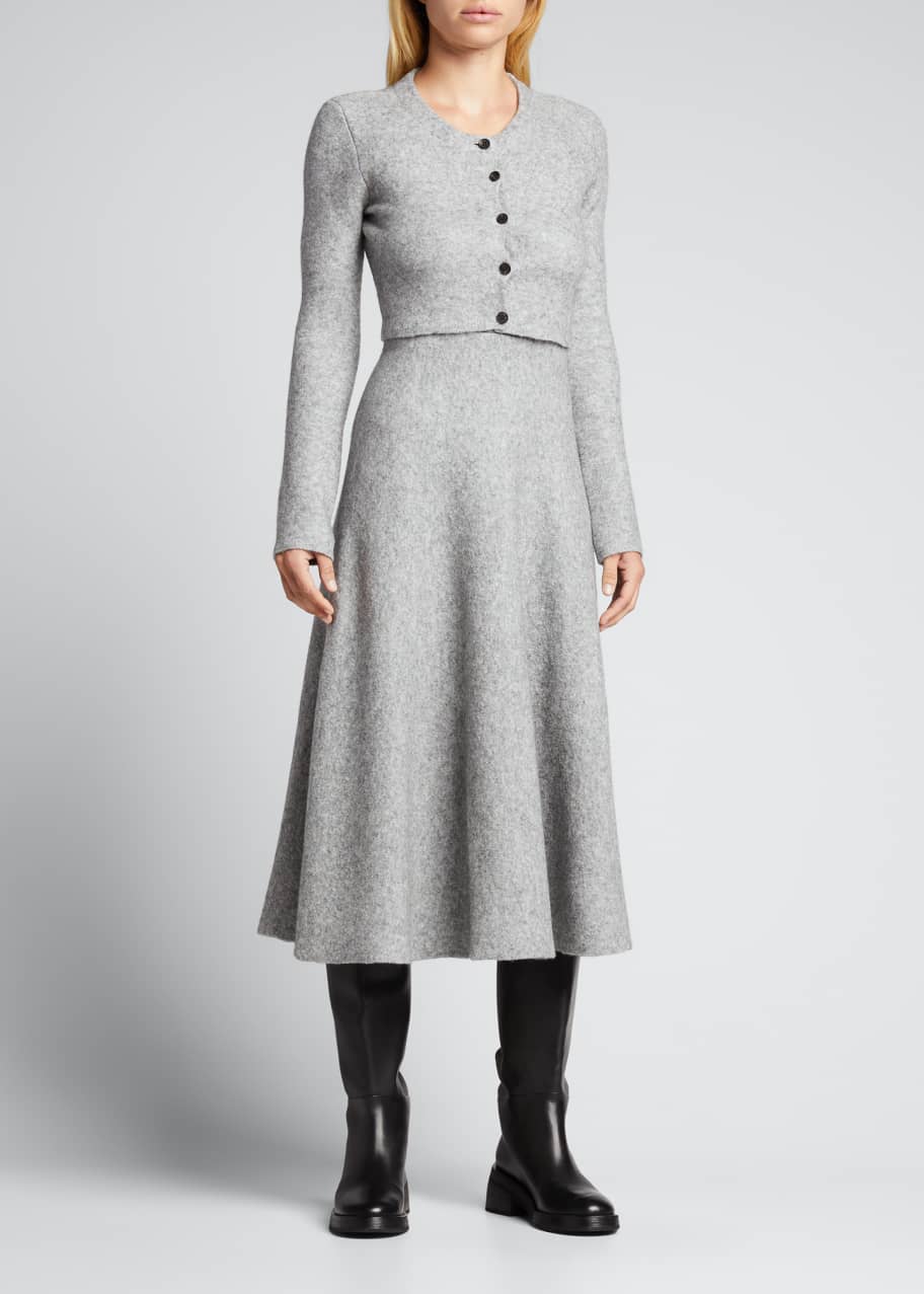 Brock Collection Tillie Wool-Cashmere Midi Skirt - Bergdorf Goodman