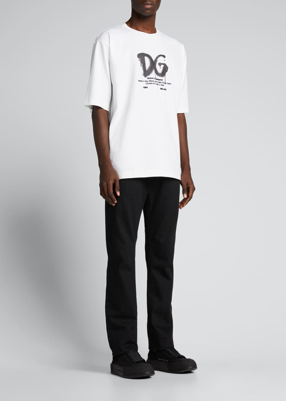 Dolce&Gabbana Men's Spray Paint DG T-Shirt - Bergdorf Goodman