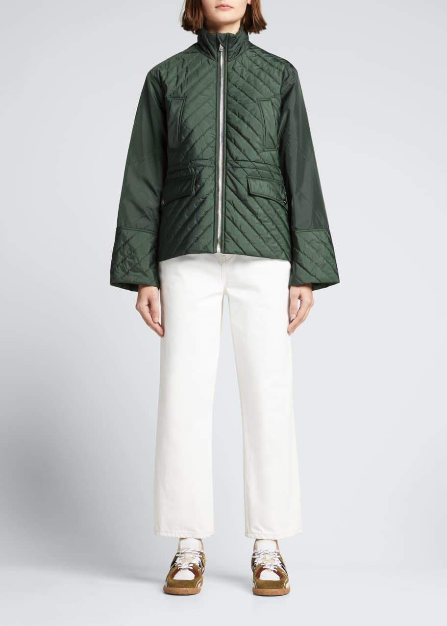 Ganni Recycled Ripstop Quilted Jacket - Bergdorf Goodman