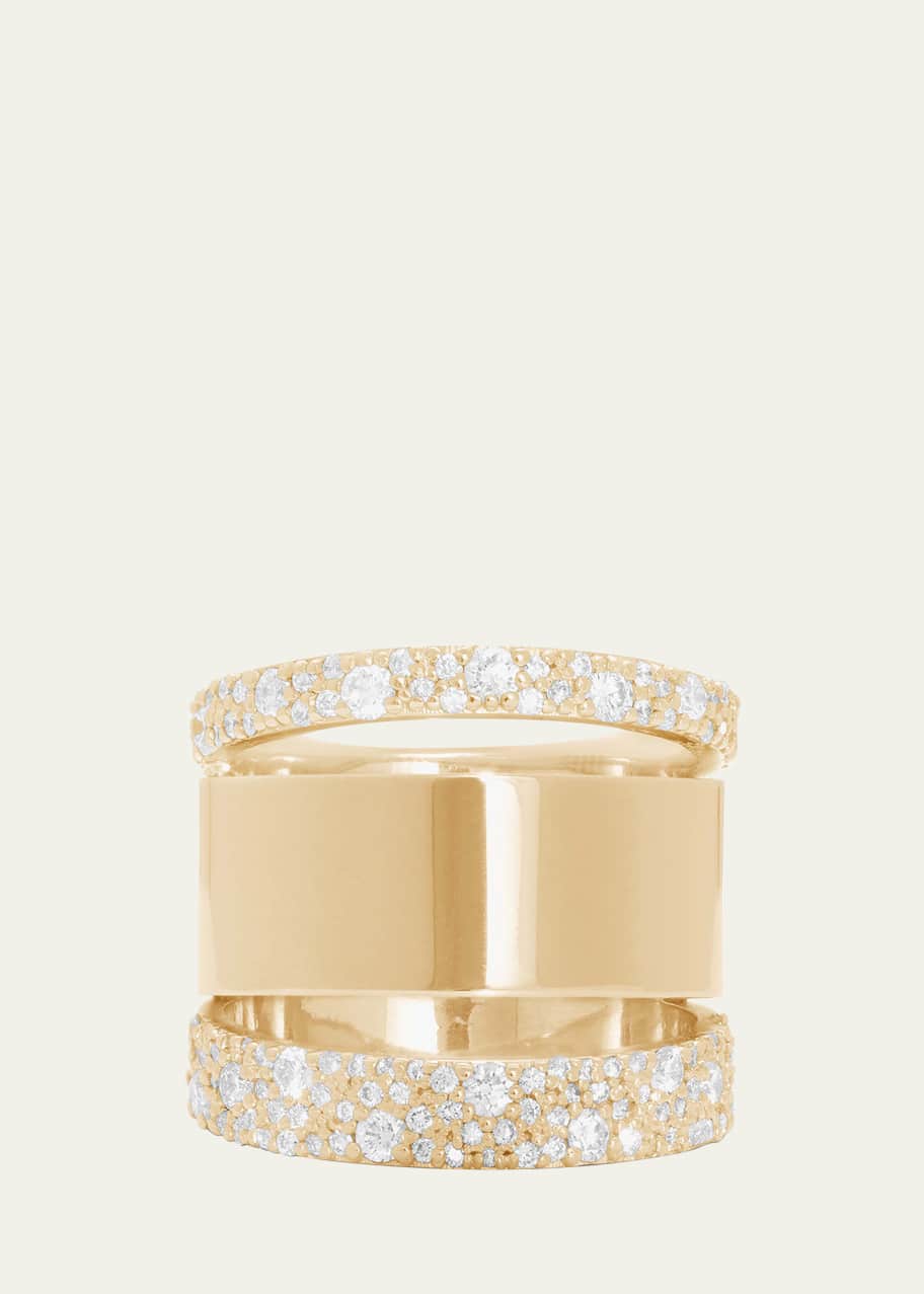 Lana Mega Flawless Vanity Expose 14K Yellow Gold Ring with Diamonds ...