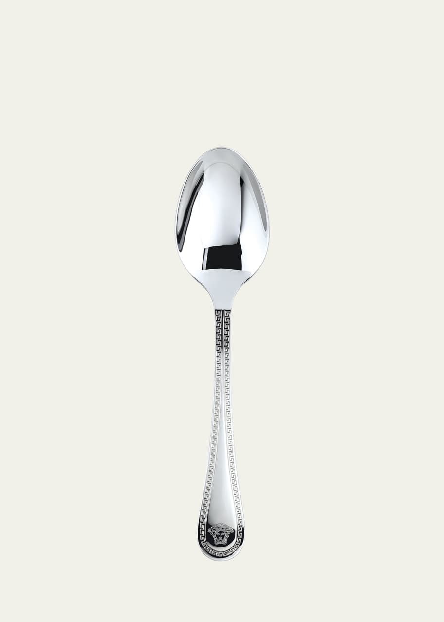 Versace Versace Greca Stainless Steel Table Spoon - Bergdorf Goodman