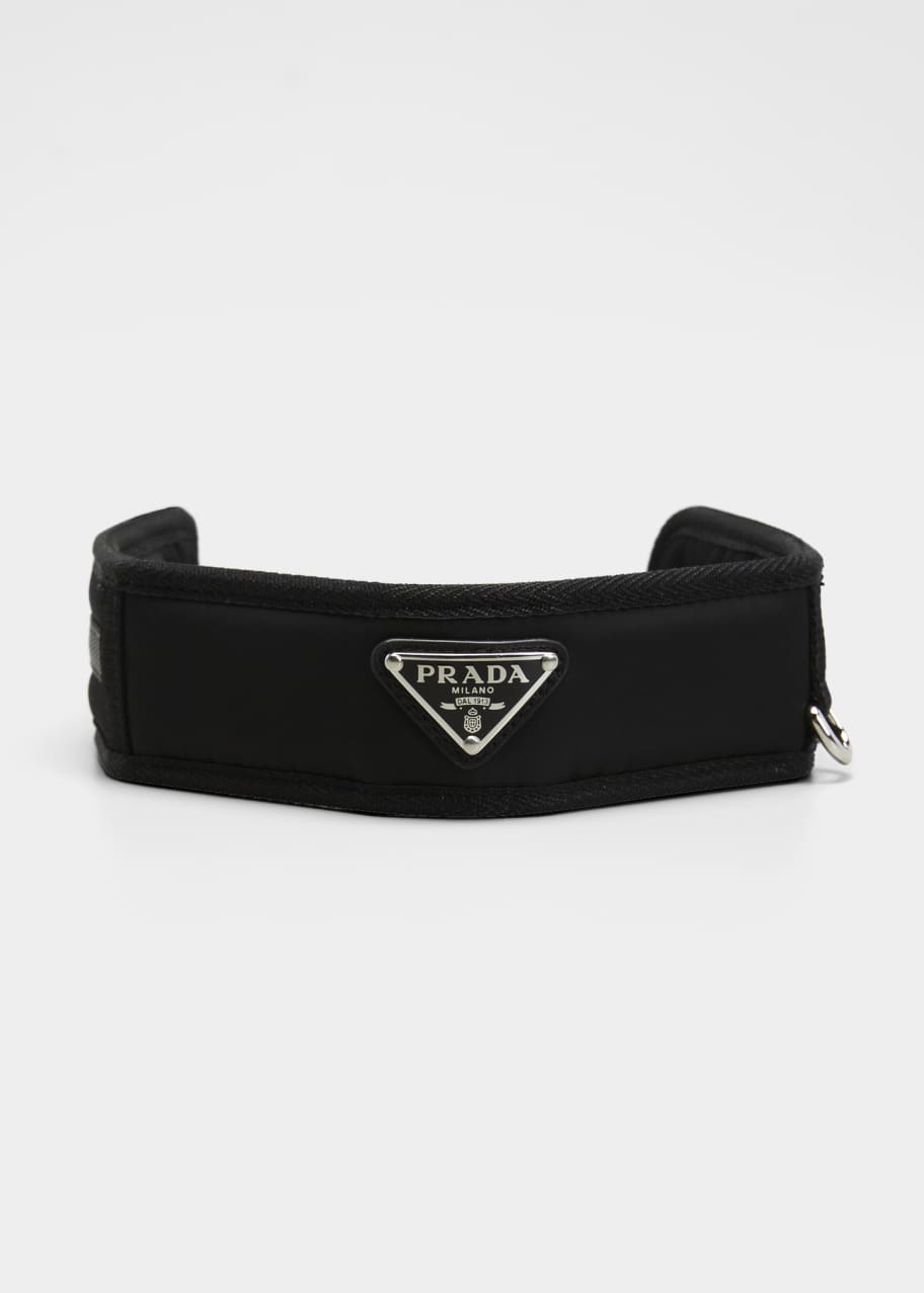 Prada Triangle-Logo Pet Collar - Bergdorf Goodman