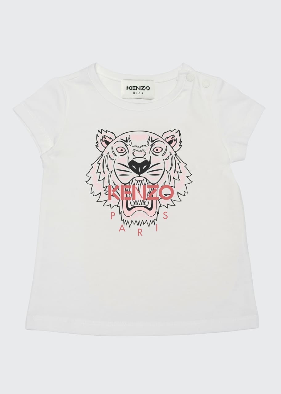 Kenzo Toddler Girls' Tiger Screen Tee-Shirt - Bergdorf Goodman