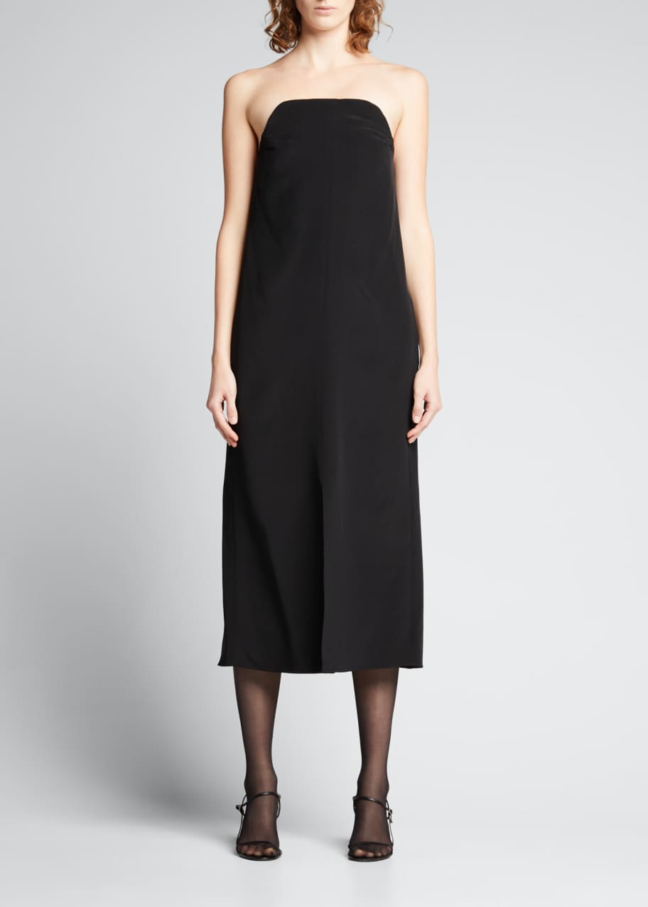 Tibi 4-Ply Silk Lean Strapless Dress - Bergdorf Goodman