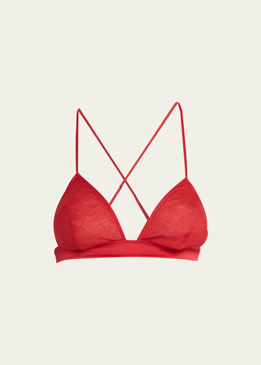 Kiki De Montparnasse Intime Ribbed Soft Cup Bra Bergdorf Goodman