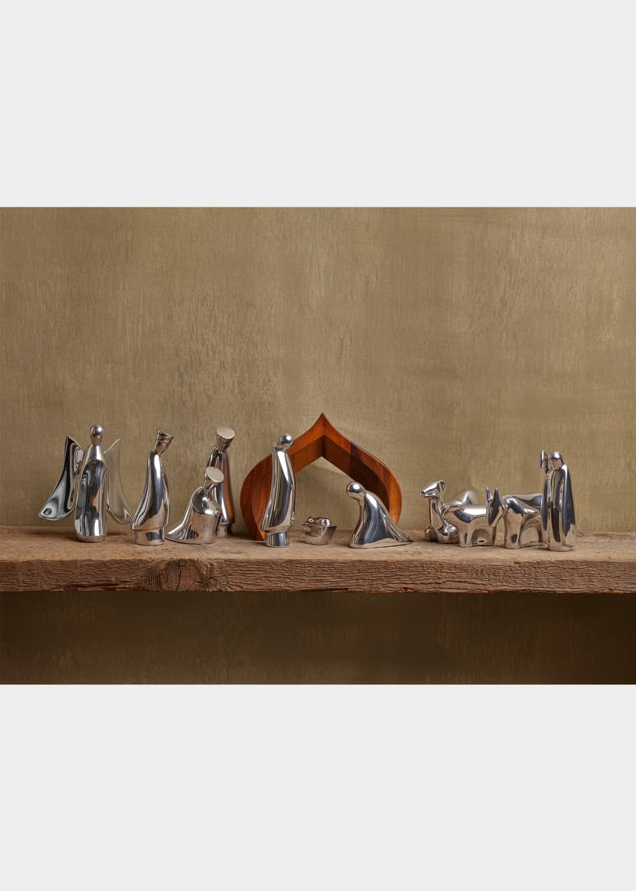 Nambe 12-Piece Holiday Nativity Set - Bergdorf Goodman