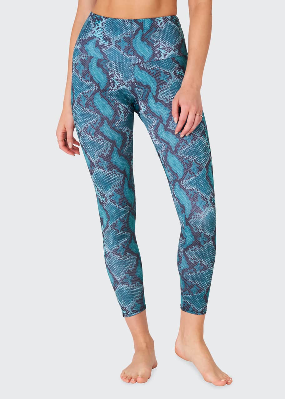 Onzie Python High-Rise Active Leggings - Bergdorf Goodman